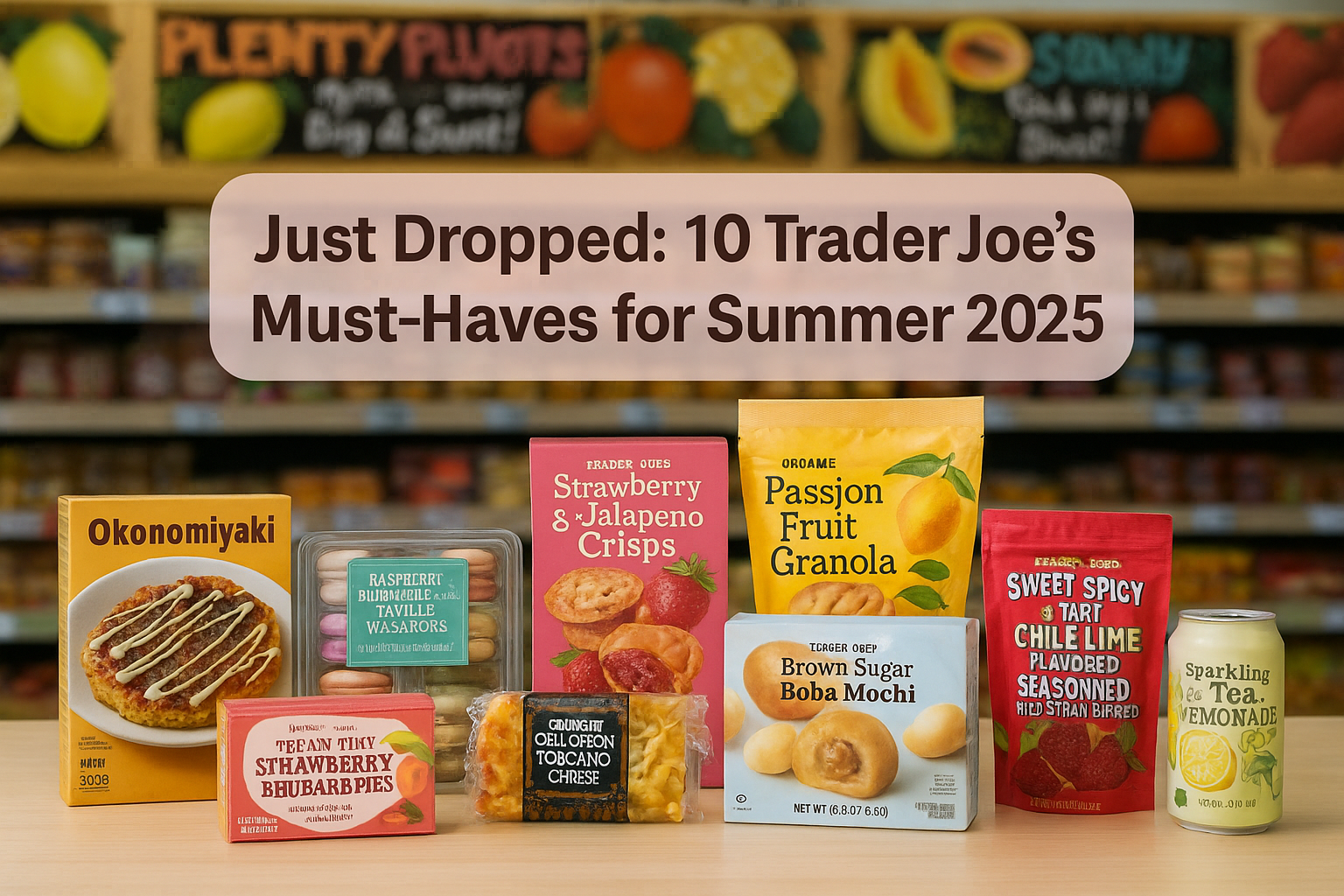Just Dropped: 10 Trader Joe’s Must-Haves for Summer 2025 – RetailShout.com