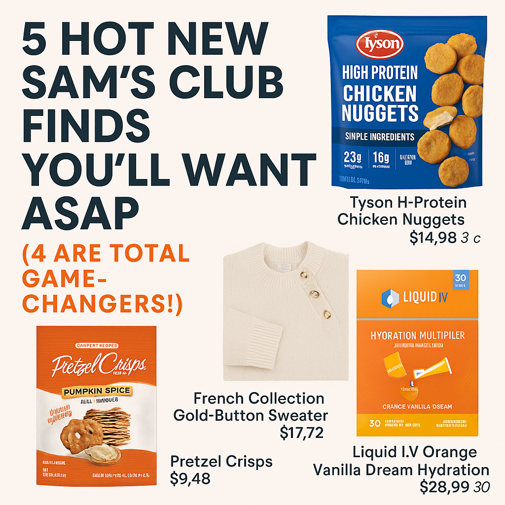 5 Hot New Sam’s Club Finds You’ll Want ASAP (4 Are Total Game-Changers ...