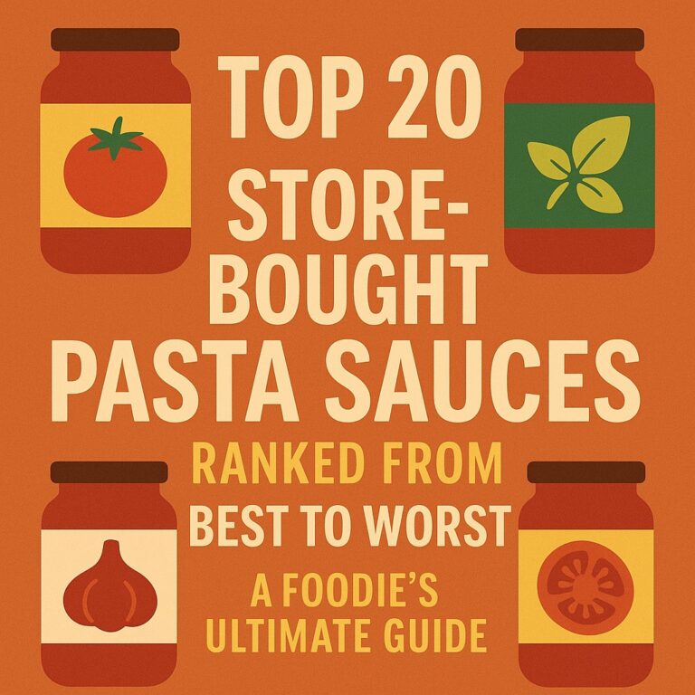 Top 20 Store-Bought Pasta Sauces Ranked from Best to Worst: A Foodie’s ...