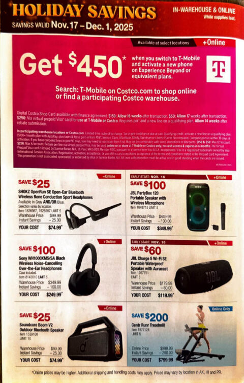 Costco’s Holiday Coupon Book 2025 Is Here—and These Black Friday Deals ...