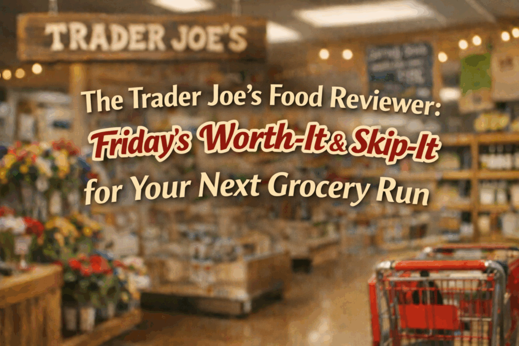 The Trader Joe’s Food Reviewer: Friday’s Worth-It & Skip-It for Your ...